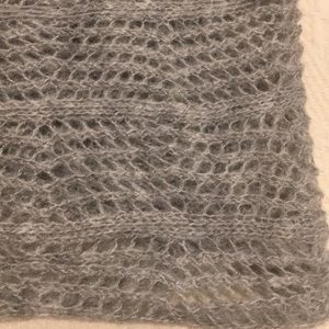 Surell | Accessories | Surell Infinity Knit Loop Scarf Faux Fur Grey ...